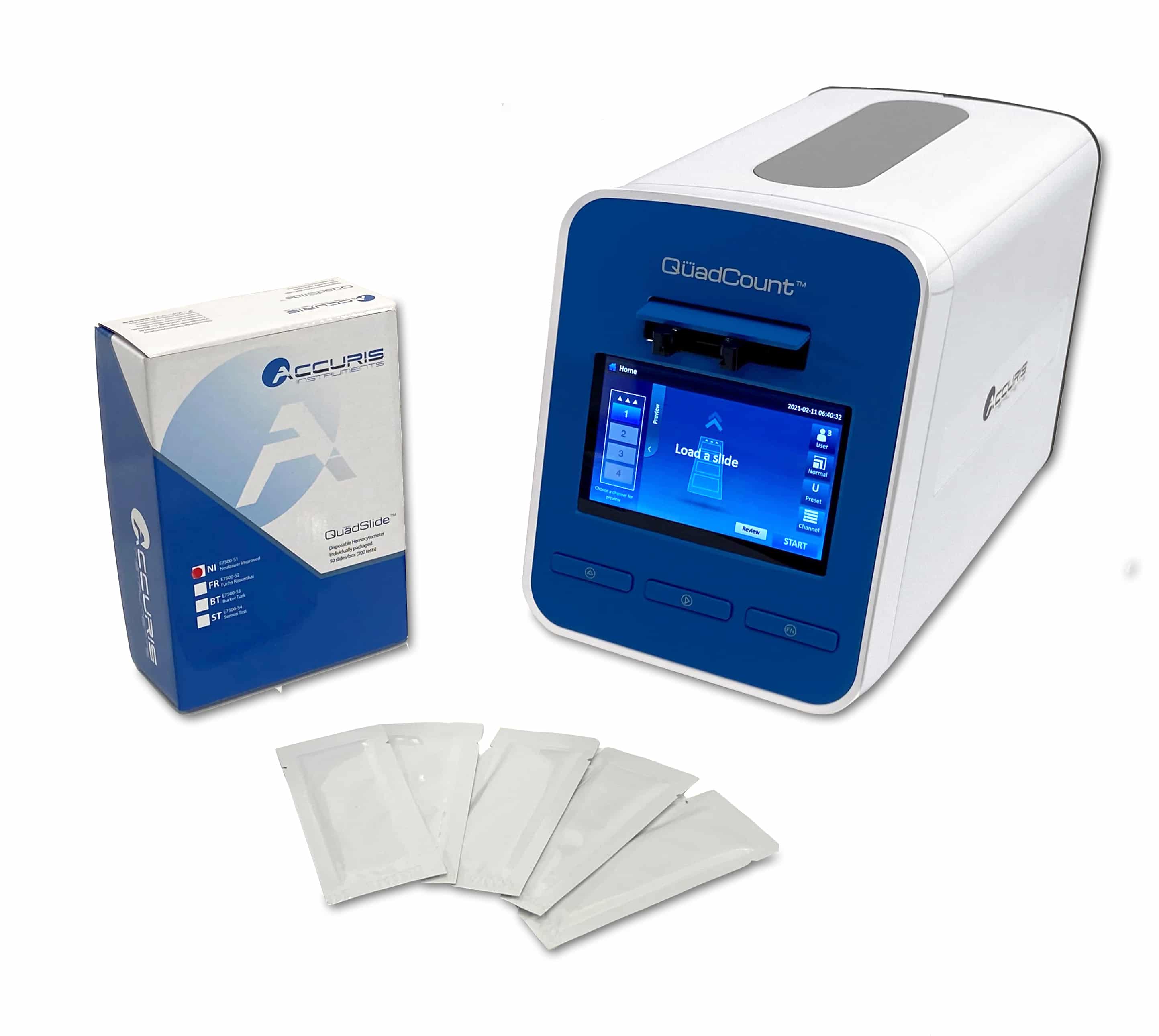 QuadCount Automated Cell Counter Accuris Instruments